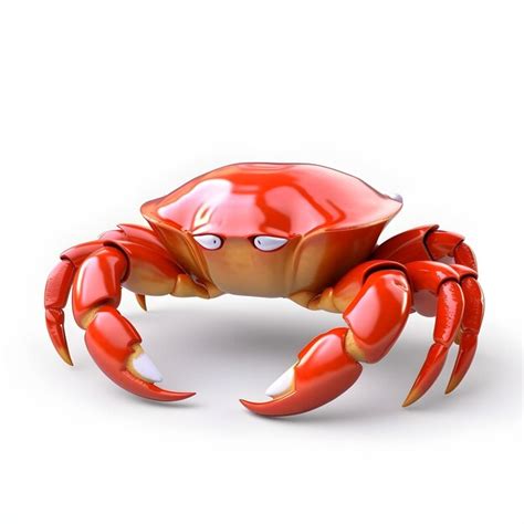 Premium Photo A Red Crab With Claws