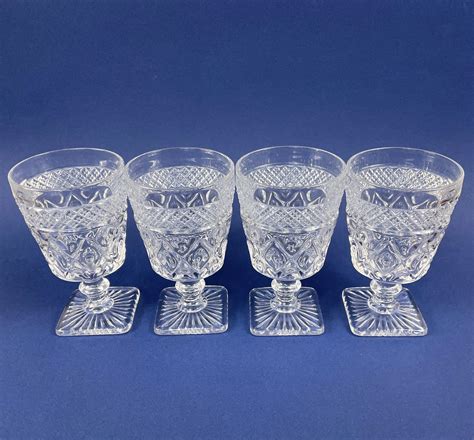Vintage Wine Glasses Wine Goblets By Imperial Glass Water Goblets In
