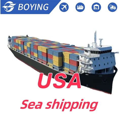 Sea Cargo Agent International Logistics Company Sea Drop Shipping Cost