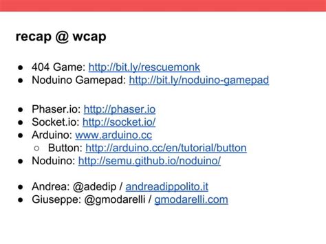 Html5 Game Websocket E Arduino Ppt