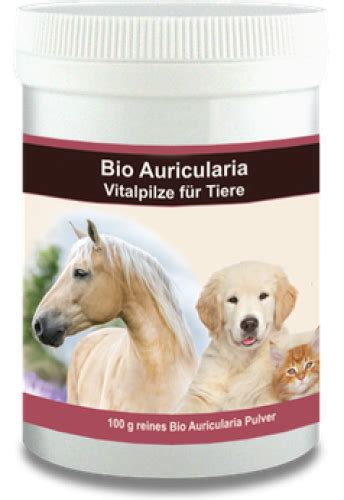 Auricularia für Tiere- reines Bio Pilz Pulver lose oder in Kapseln