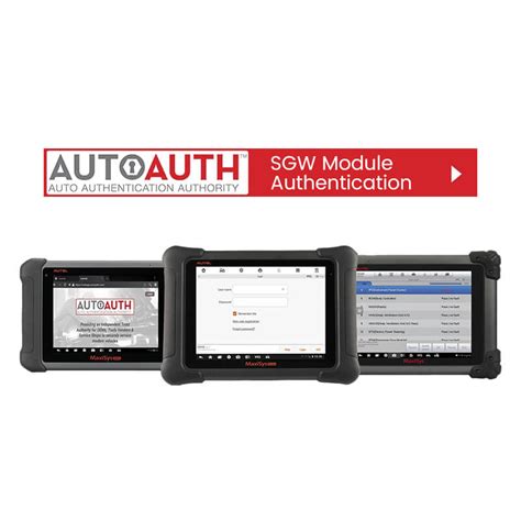 Unlocking Sgw Access Autel Scanners Autoauth And Sgw Module Authentication Autel Global Store