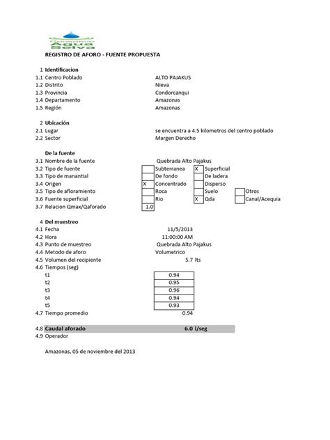 Registro Aforo Pdf