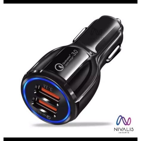 Jual Quick Charger Dual USB Fast Charging Motor ADV PCX AEROX SCOOPY GENIO LEXI NEW NMAX