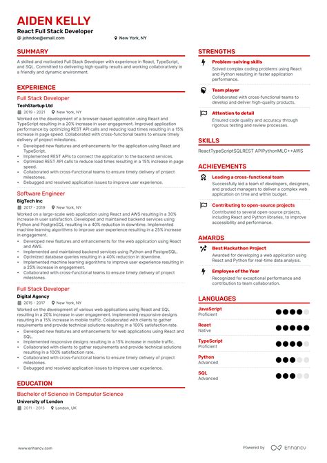 Full Stack Developer Resume Examples Guide For
