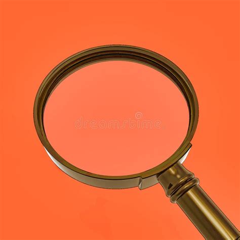 Magnifying Glass Indicates Examination Investigation And Examine Stock