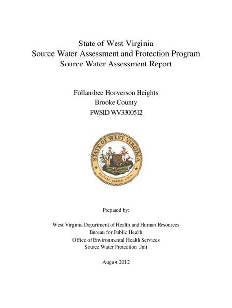 Fillable Online Source Water Assessment And Protection Programohio Fax Email Print Pdffiller