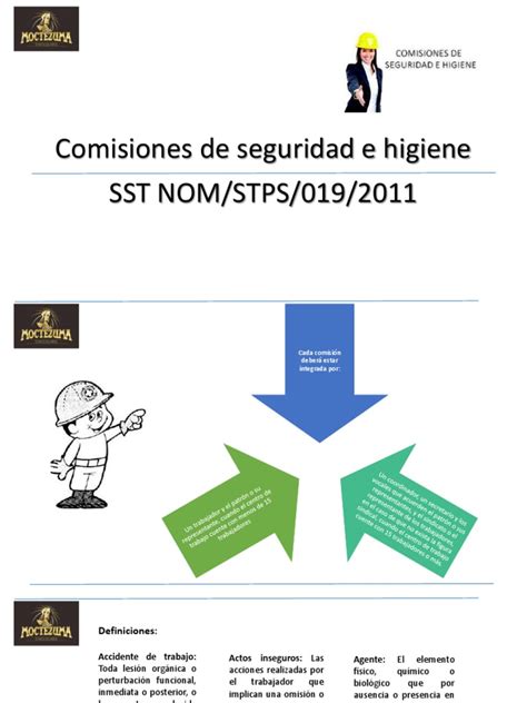 Comisiones De Seguridad E Higiene Presentación Pdf Ciencias De La