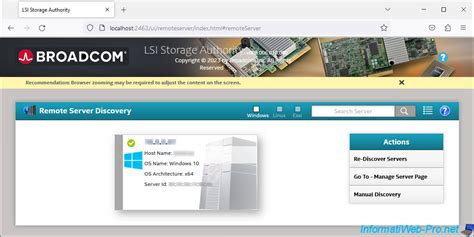 Download And Install The Broadcom Lsa Lsi Storage Authority Web Interface Raid Tutorials