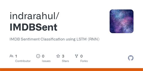GitHub Indrarahul IMDBSent IMDB Sentiment Classification Using LSTM