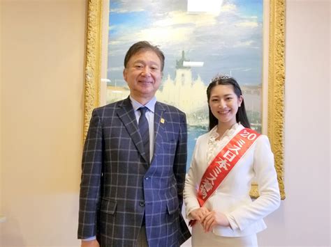 片柳学園・日本工学院表敬訪問 ミス日本公式サイト