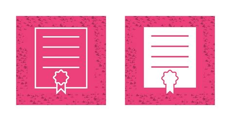 Certificate Vector Icon 23708298 Vector Art At Vecteezy