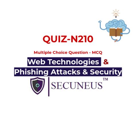 Web Technologies Phishing Attacks And Security Quiz N210 Cyber Security Secuneus Tech