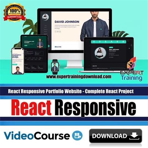 React Responsive Portfolio Website Complete React Project Course