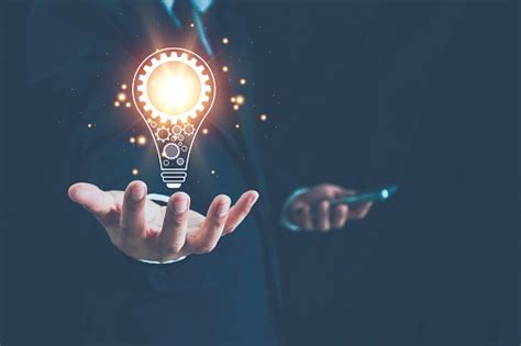 혁신 혁신과 영감 과학 및 통신 개념의 혁신적인 기술을 가진 개념 새로운 아이디어 개념에 대한 전구를 들고 있는 손 개념에 대한 스톡 사진 및 기타 이미지 Istock