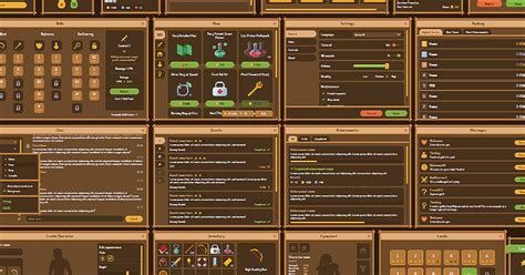 Wooden Pixel Art Gui Ui Kit Over 750 Png 2d Gui Unity Asset Store
