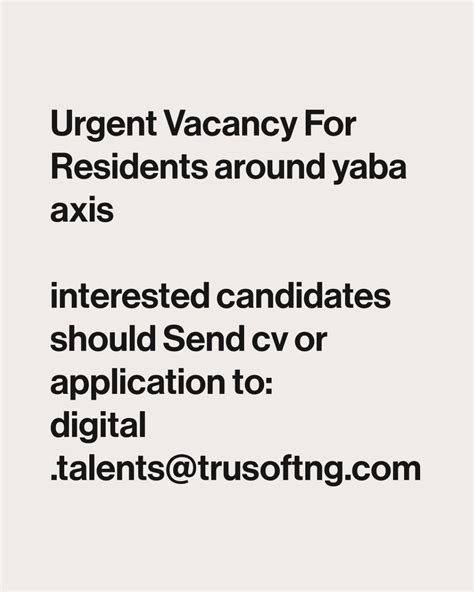 Trusoft Limited On Linkedin Urgent Vacancy Position Technical