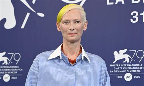 Tilda Swinton Dyes Her Hair Yellow To Stand Out For Ukraine At Venice Fest