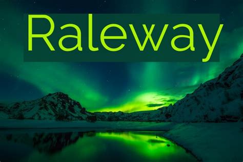 Raleway Font