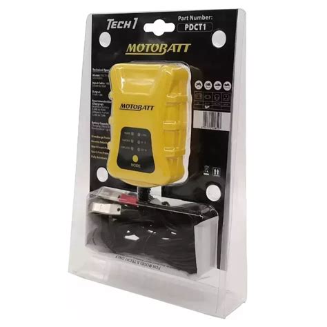 Carregador Para Baterias De Moto Modelo Tech 1 Motobatt MOTOBATT