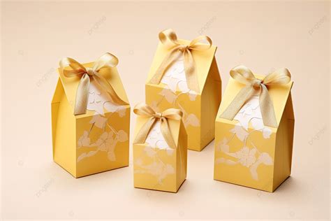 금 선물 상자와 노란 종이 봉지 고해상 금색 끈 배경 일러스트 및 사진 무료 다운로드 Pngtree