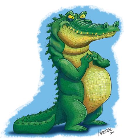 The Illustrated World Of Steve Harpster Never Smile At A Crocodile