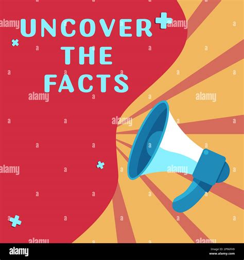 Conceptual Display Uncover The Facts Concept Meaning Find The Truth And Evidence Investigate To