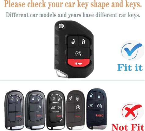 Buy Kirsnda Key Fob Cover Case Keychain Compatible With Jeep Soft Tpu Key Case Skin Buttons
