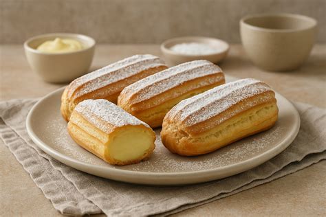 Домашні еклери ніжні ласощі з французьким шармом Десерти Найкращі рецепти смачної їжі та