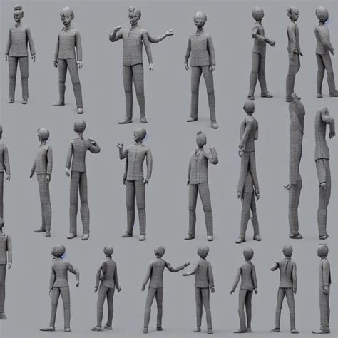 Stable Diffusion Character Reference Sheet Image To U