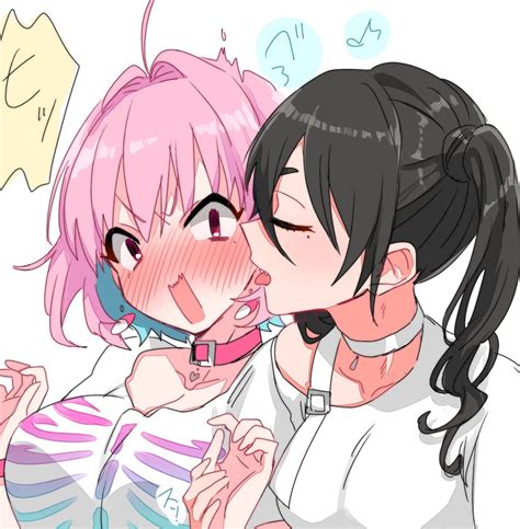 Yumemi Riamu And Sunazuka Akira Idolmaster And 1 More Drawn By Saito