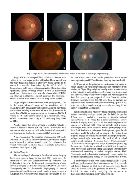 Advances In Classifying The Stages Of Diabetic Retinopathy Using Convolutional Neural Networks