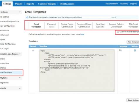 Html Table For Email Template Email Templates Gigya Documentation