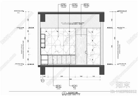 某酒店行政酒廊cad施工图下载【id1123726952】知末案例馆