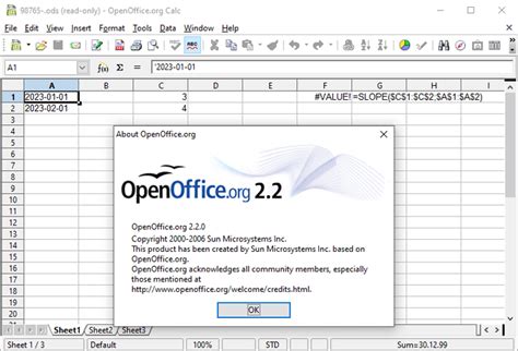 Newest Version Of Calc Error Problem SLOPE And Dates English Ask LibreOffice