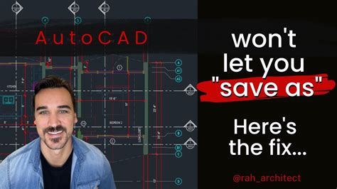 Solved Can T Save As In AutoCAD How To Fix YouTube