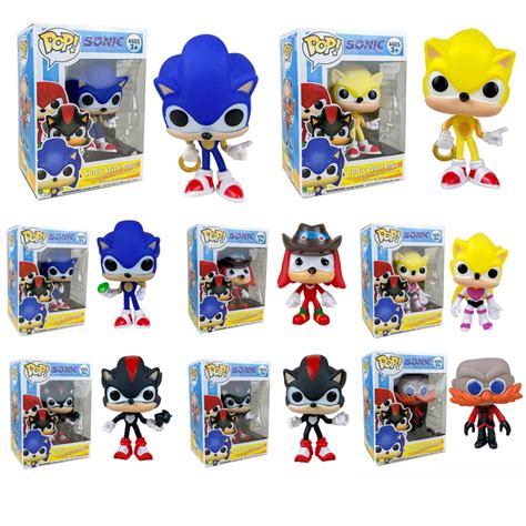 Funko Pop Super Sonics Vinyl Dolls 283 284 285 287 Emerald Shadow