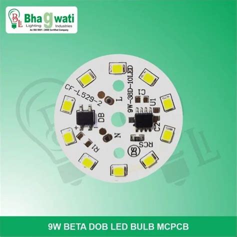 Led Mcpcb 9W BETA DOB LED BULB MCPCB Manufacturer From New Delhi