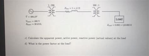 Solved Consider The Following Single Phase Circuit One Line Chegg