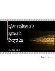 Understanding Cryptography Cyber Fundamentals Encryption And