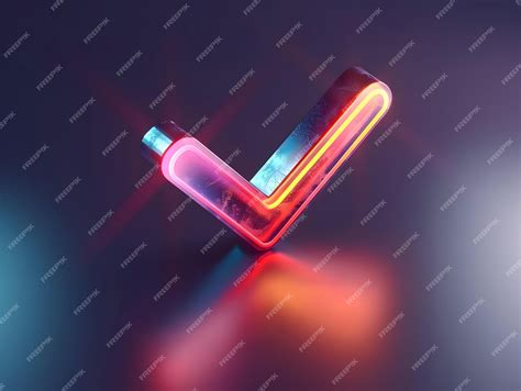 Premium Photo A 3d Metal Render Checkmark Icon On A Solid Purple Background High Quality