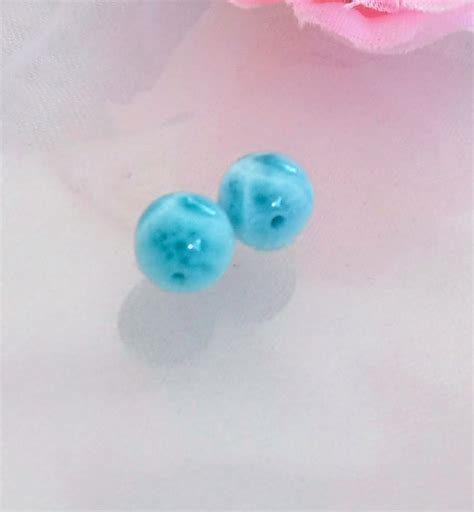 最安値！ 美麗ラリマー〘カリブ海の宝石〙2粒売り天然石 天然石 グリーン・ミント 通販｜creemaクリーマ 16565221