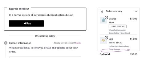 Checkout Order Summary Card Box Has No Bottom Padding In Editor