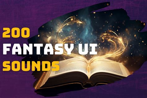 Fantasy User Interface Sounds - Lite Edition | Audio Sound FX | Unity Asset Store