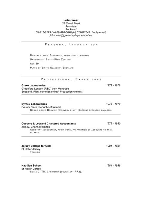current cv pdf