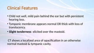 Intratemporal Complications Of Chronic Otitis Media Pptx