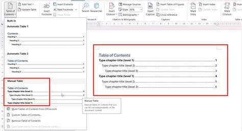 My Table Of Contents Wont Generate Microsoft Qanda