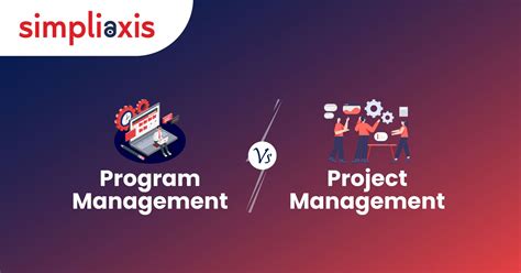 differences between program management vs project management