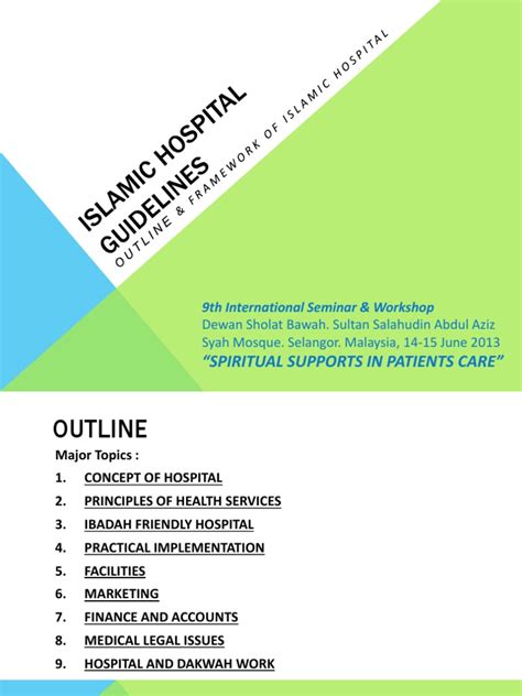 Pdf Islamic Hospital Guidelines Dokumen Tips