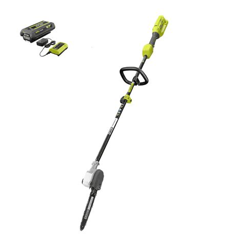 RYOBI RY VNM V In Cordless Battery Pole Saw With Ah Battery And Charger
